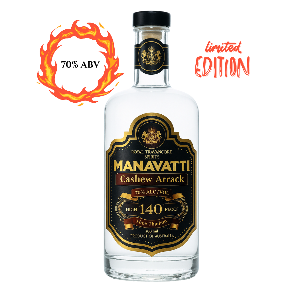 Manavatti Cashew Arrack – Thee Thailam – Royal Travancore Spirits