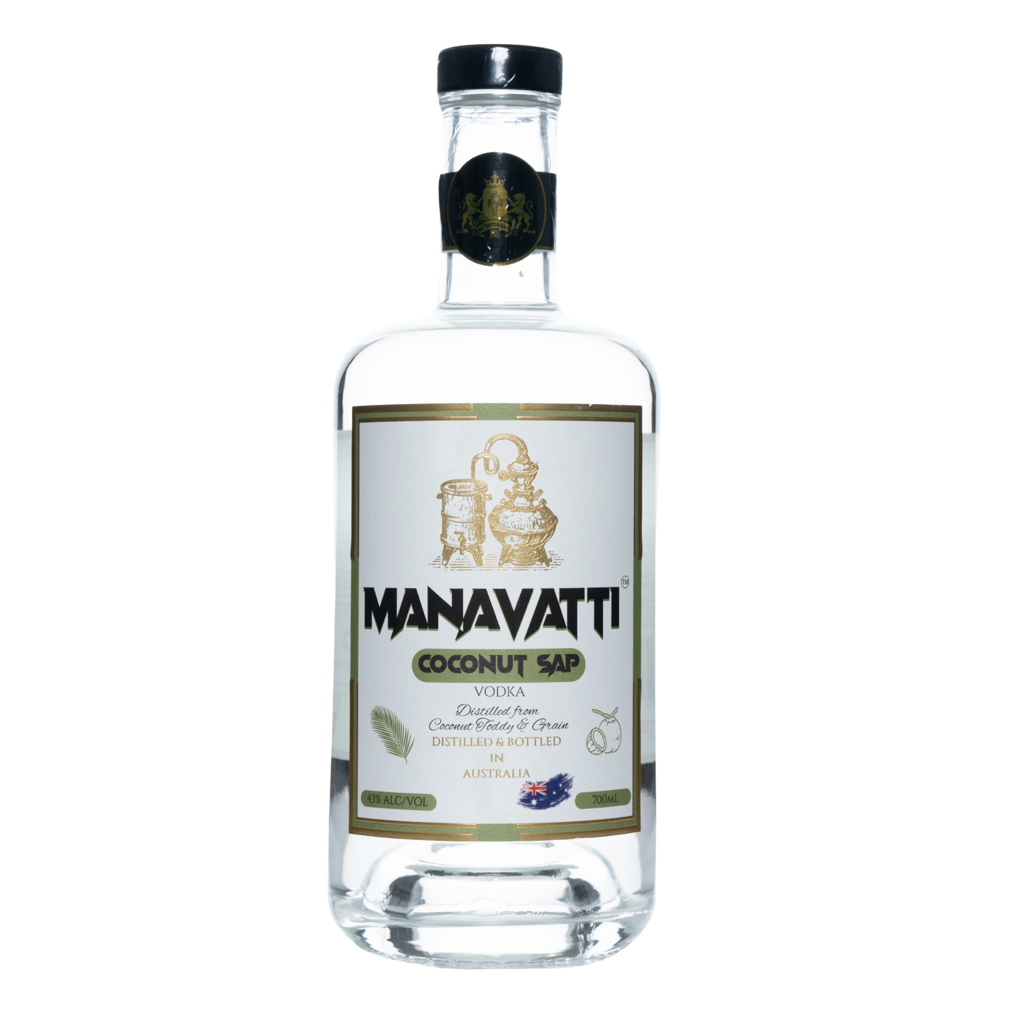 Manavatti Coconut Sap Vodka – Royal Travancore Spirits